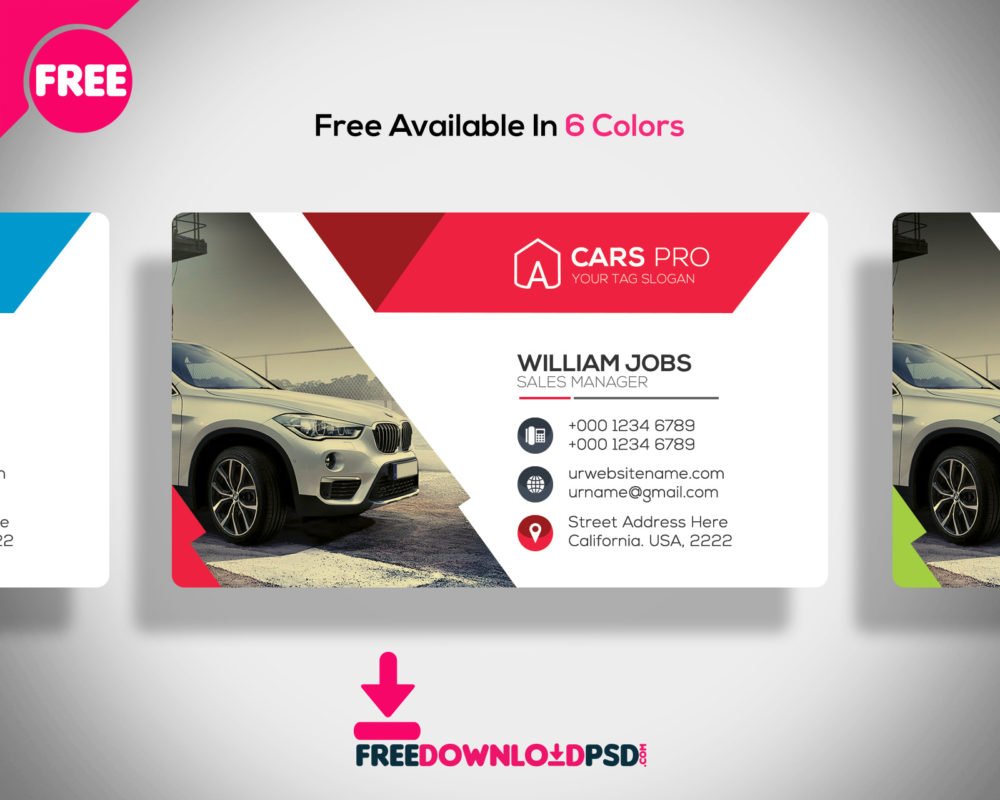6 Best Salesmans Business Card | FreedownloadPSD.com