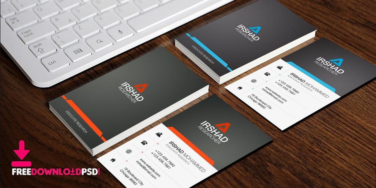 Free Visiting Cards Template PSD | FreedownloadPSD.com