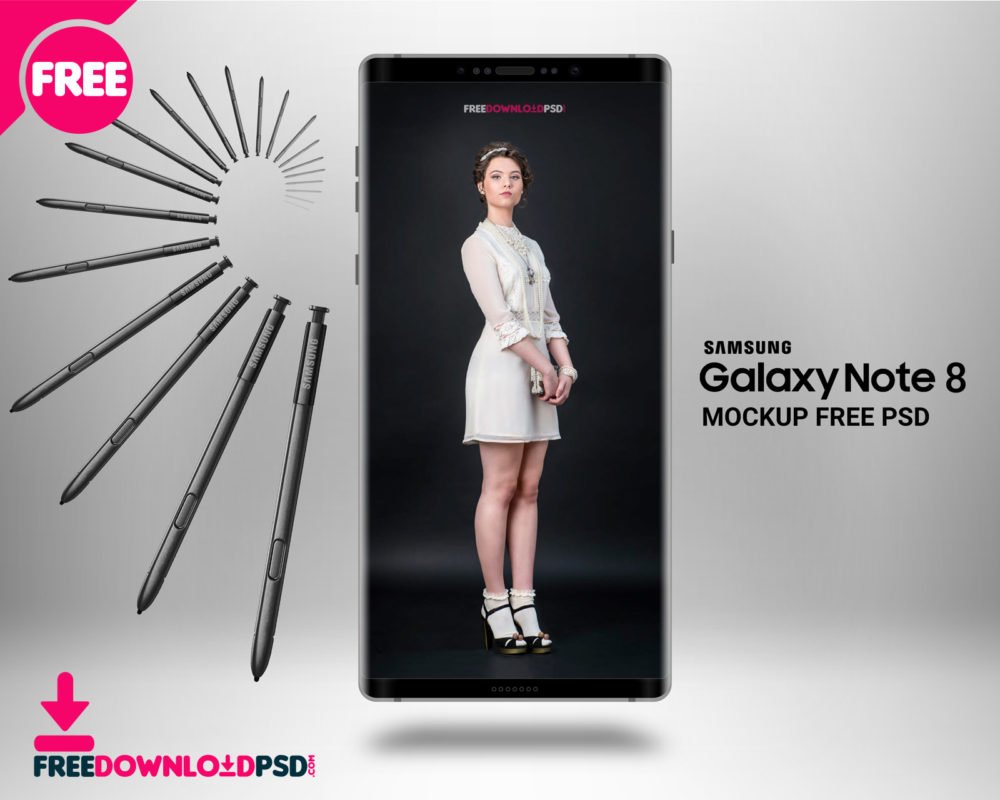 [Download]Samsung Galaxy Note 8 Mockup | FreedownloadPSD.com