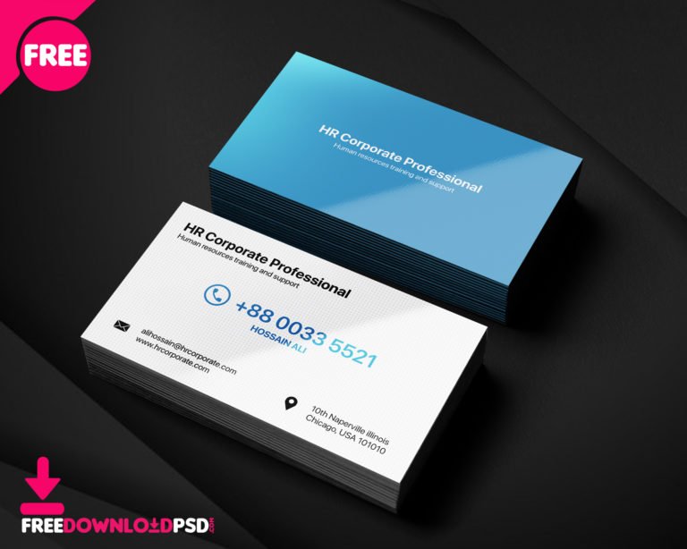 [Free PSD] Personal Business Card PSD | FreedownloadPSD.com
