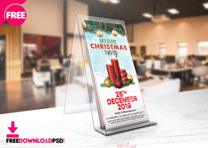 Christmas Party DL FLYER PSD Template FreedownloadPSD Christmas Party DL FLYER PSD Template FreedownloadPSD
