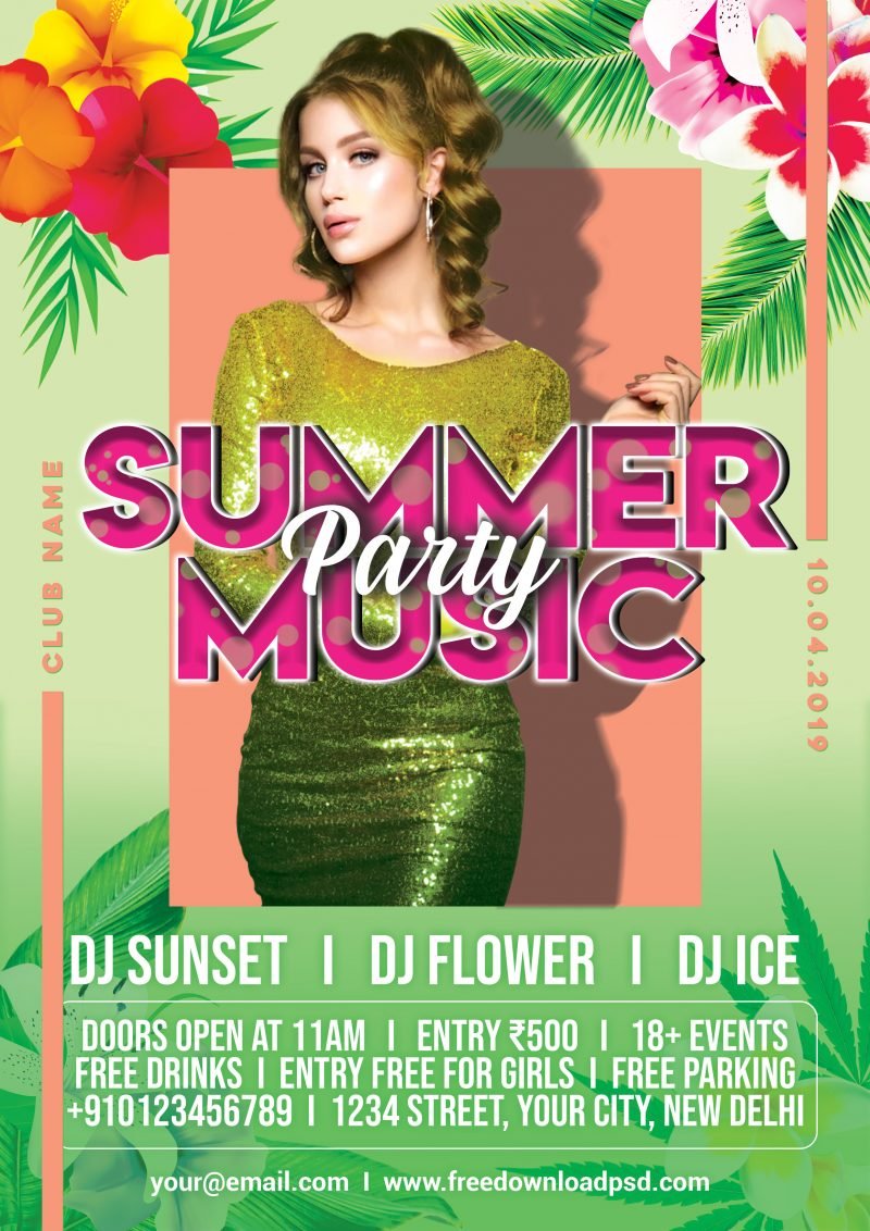 Summer Music Party | FreedownloadPSD.com