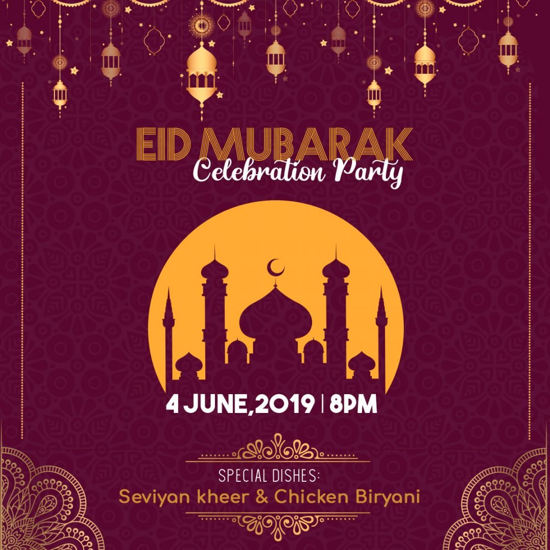 Eid Celebration Party Flyer+ Social Media PSD | FreedownloadPSD.com