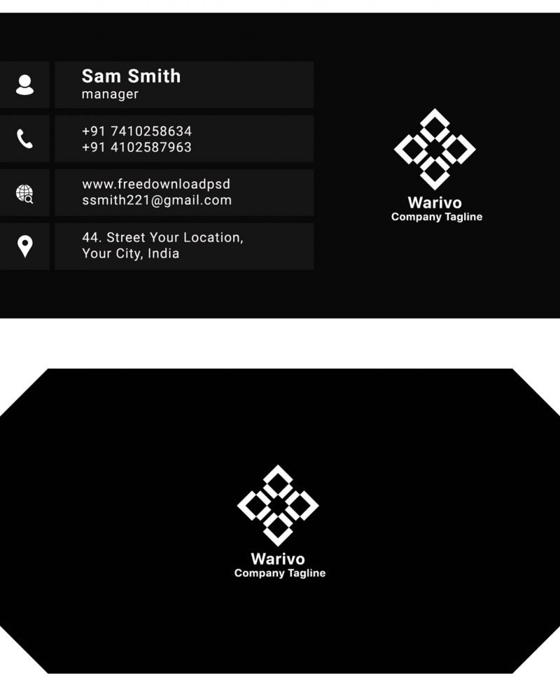 New Manager Business Card | FreedownloadPSD.com