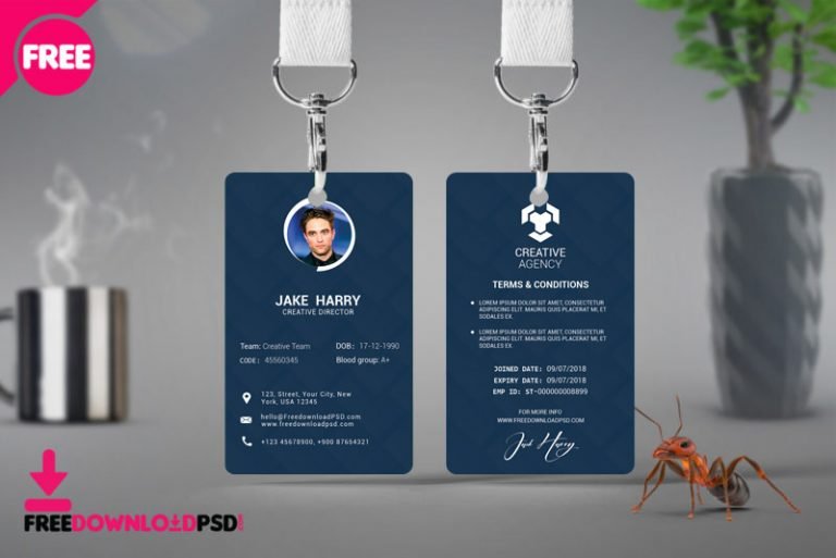 Creative Director ID Card | FreedownloadPSD.com