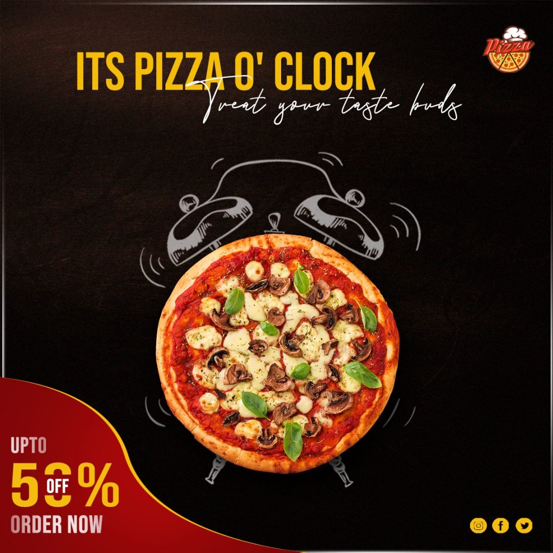 Pizza Social Media Template PSD | FreedownloadPSD.com